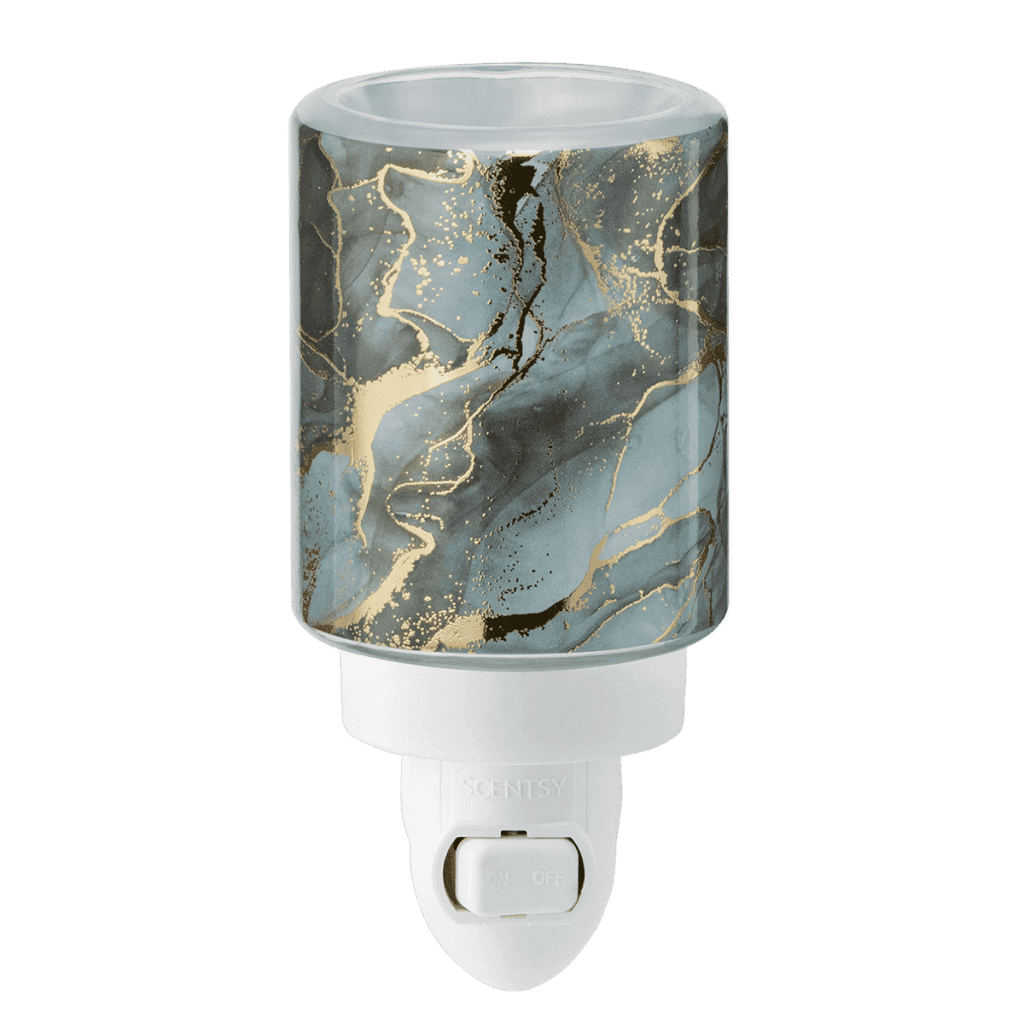 Gold Cracked Marble Mini Scentsy Warmer – Scentsy Online Store