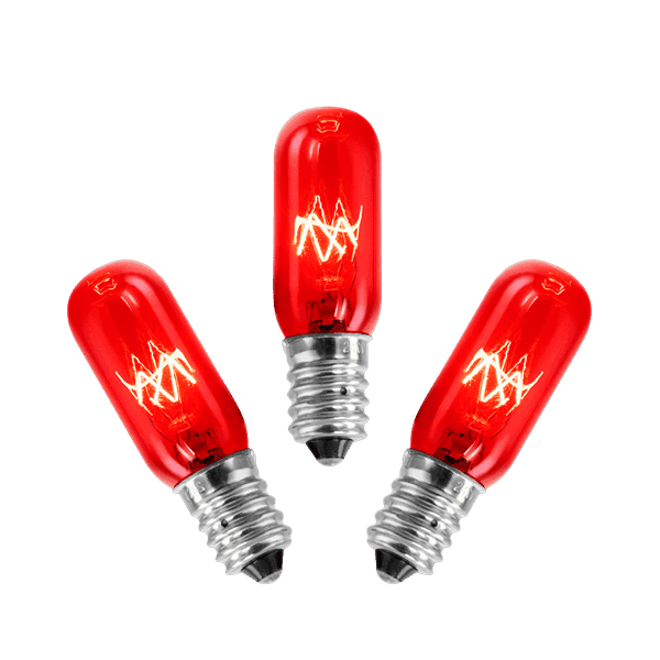 Replacement 15w Red Light Bulb - 3 Pack – Scentsy Online Store