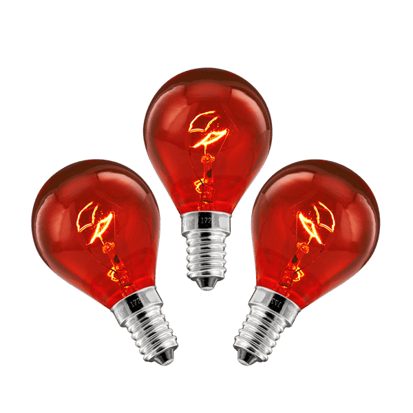 Replacement 25w Red Light Bulb - 3 Pack – Scentsy Online Store