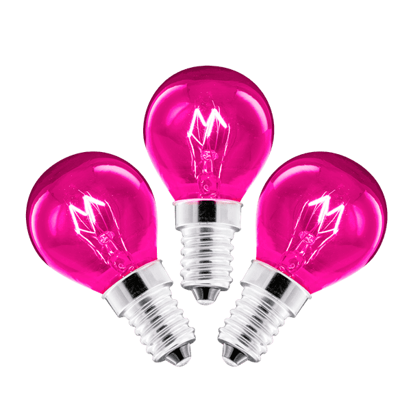 Replacement 20w Pink Light Bulb - 3 Pack – Scentsy Online Store